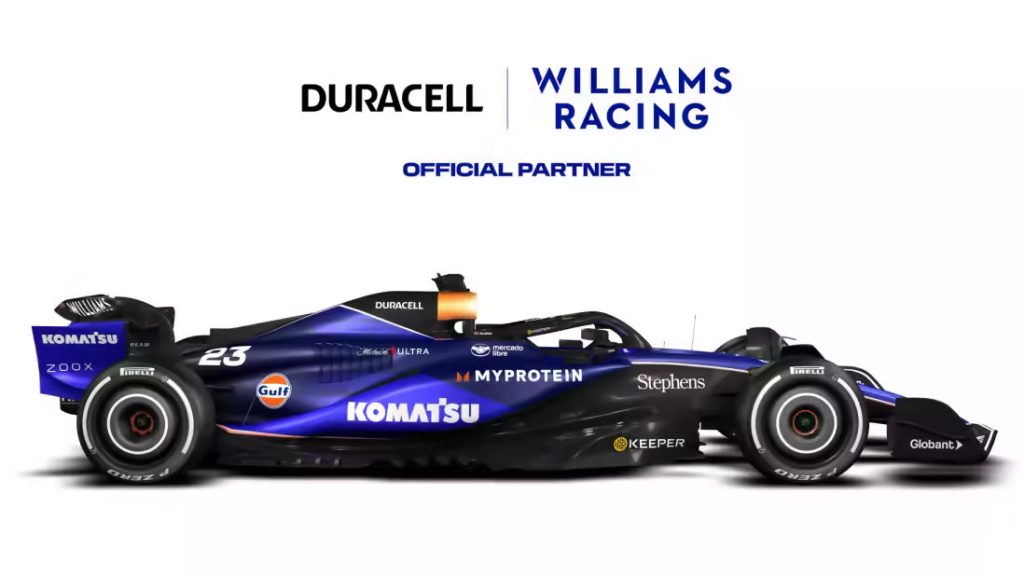Williams Racing and Duracell ignite multi-year renewal - Sport Industry ...